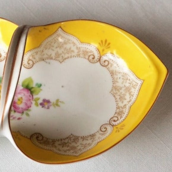 Noritake | Dining | Vtg Noritake Hand Painted Nut Dish Yellow Flowers ...